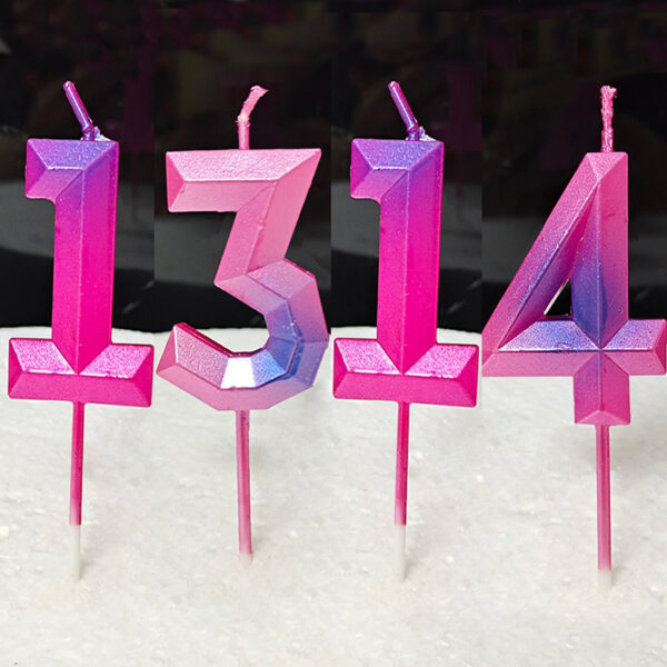 Valentine's Day Romantic Colorful Digital Candle - Pakhiya